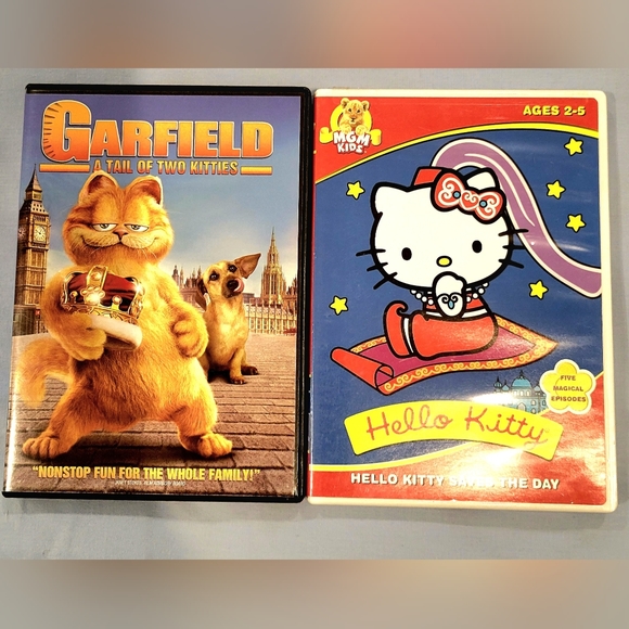 Media | 1 Kids Dvd Bundle Gardfiel Thomas Hello Kitty Max Ruby | Poshmark